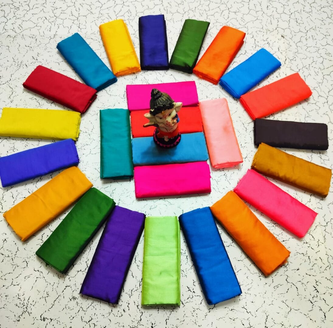 Silk Cotton Blouse Bits - Eswari Textiles Ellampillai